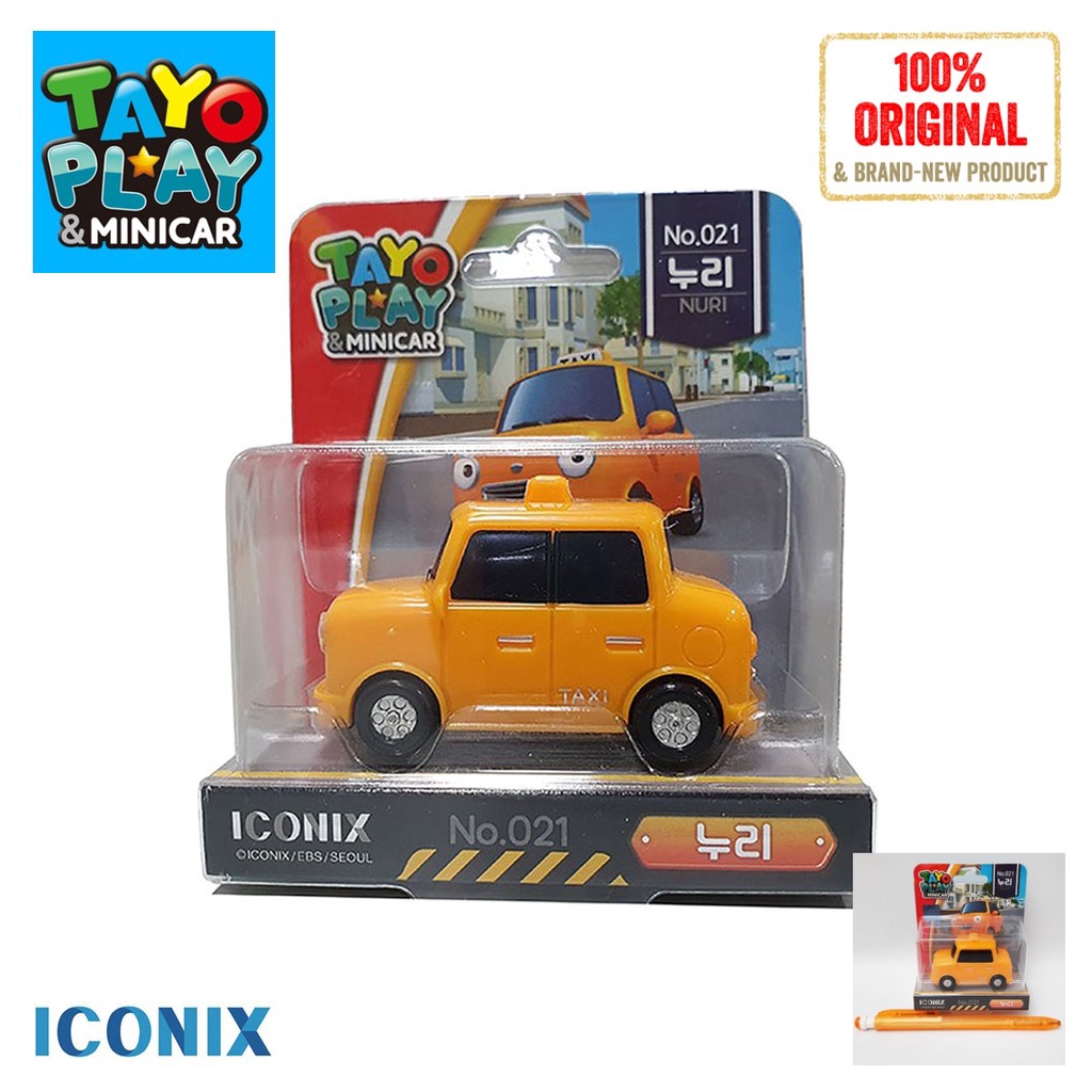 Jual Iconix Tayo The Little Bus Play Minicar Nuri Taxi Korean Toys ...