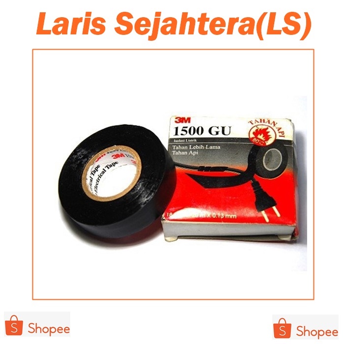 Jual 3M Scotch 1500 GU Isolasi Elecrical Tape Tahan Api | Shopee Indonesia