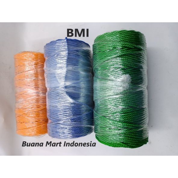 Jual Tali Tambang Plastik 3mm | Tali Plastik Nylon Warna Warni | (5Mtr) | Shopee Indonesia