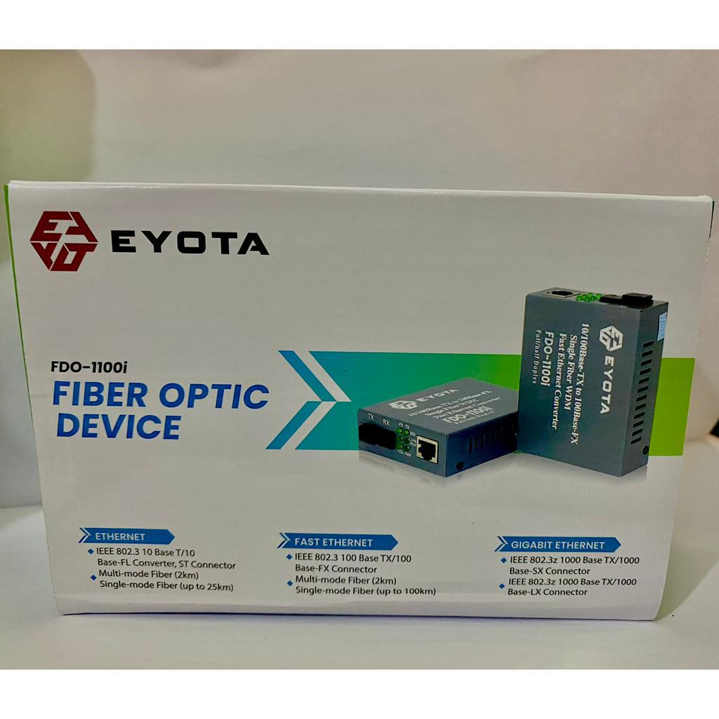 Jual Eyota FDO-1100i A+B Single mode Media Converter Fiber Optik HTB ...