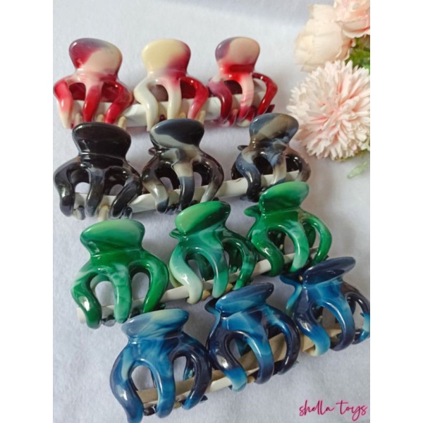 Jual JEDAY RAMBUT 5CM JEPIT RAMBUT 3 CAKAR HARGA SATUAN | Shopee Indonesia