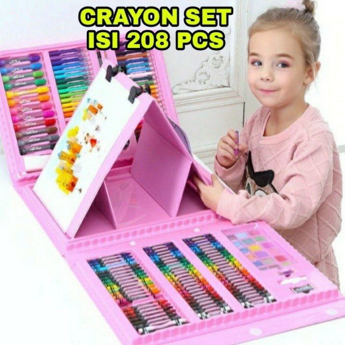 Jual Alat Gambar Set Anak Lukis Melukis Crayon Pensil Warna Art Isi ...