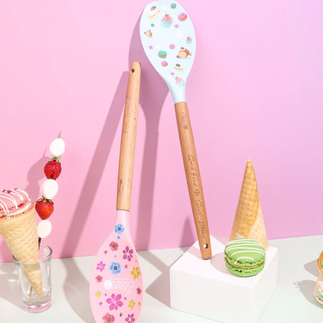 Jual STEIN PICO PINK DAN PICO BLUE SPATULA BAKING COOKING STEINCOOKWARE ...