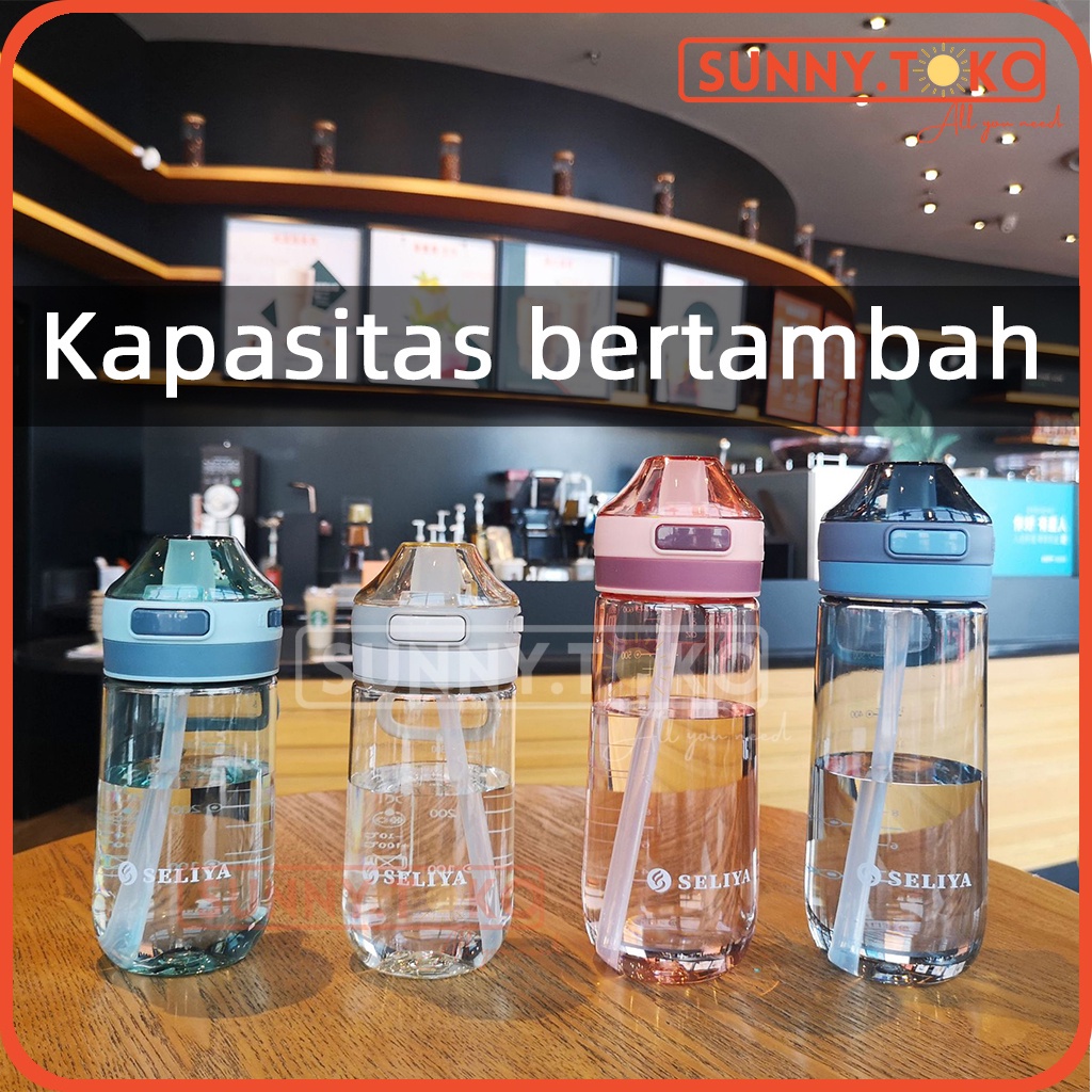 Jual 500/650ML Botol Air Plastik BPA Free Botol Minum anak Tempat Air ...