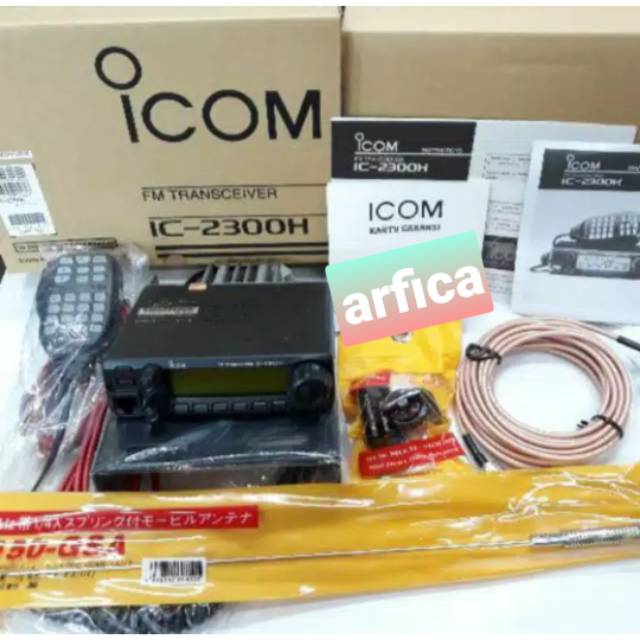 Jual PAKET RADIO RIG ICOM IC 2300H VHF PLUS ANTENA MOBIL KABEL & BREKET ICOM MURAH | Shopee ...