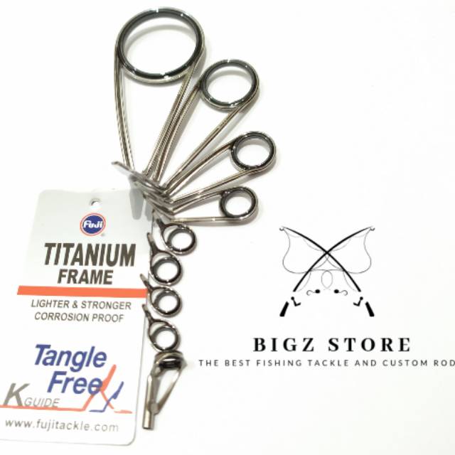 Jual RING GUIDE FUJI TITANIUM TORZITE KAKI 1 SET ISI 9 KOLONGAN KERAMIK ...