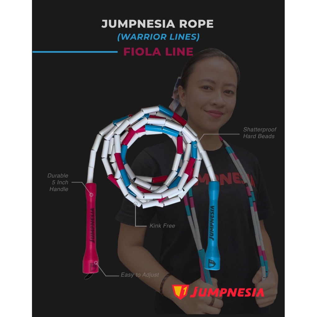 Jual Jumpnesia Beaded Skipping Rope - Fiola Line | Shopee Indonesia