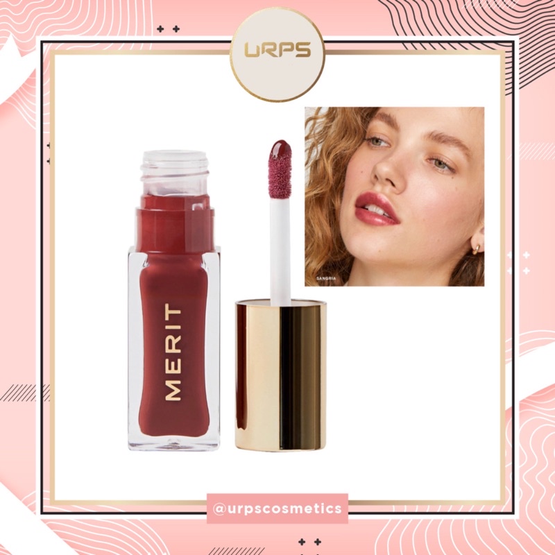 Jual MERIT Shade Slick Tinted Lip Oil Sangria | Shopee Indonesia