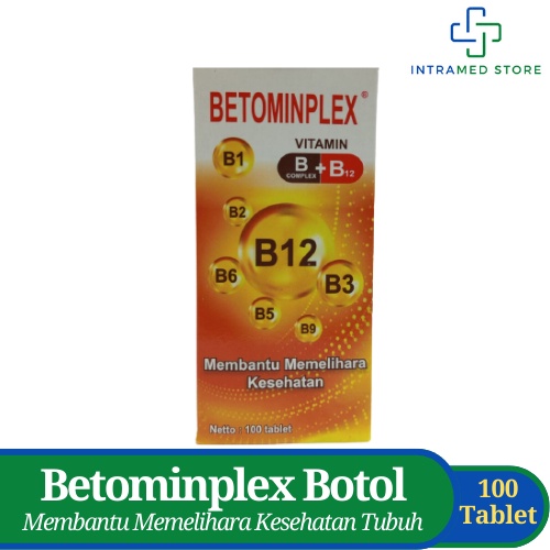 Jual Betominplex Botol Isi 100 Tablet - Multivitamin B Comlex Dan B12 ...