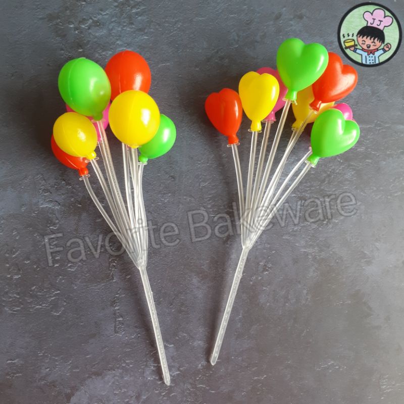 Jual Topper Cake Birthday Balloon Hiasan Kue Tart Ulang Tahun Balon ...