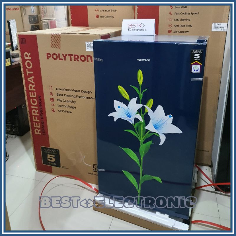 Jual KULKAS POLYTRON PRB 157 LEMARI ES 1 PINTU PRB157 | Shopee Indonesia
