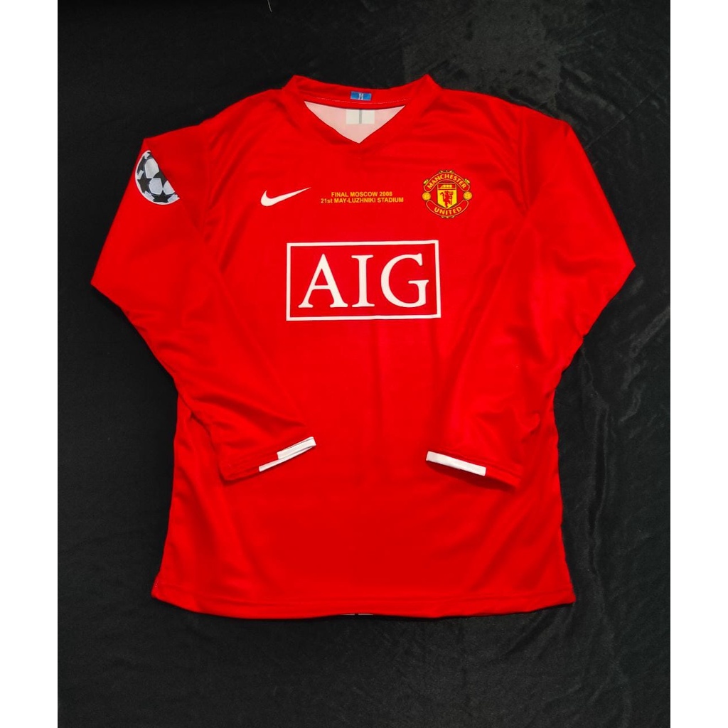 Jual Jersey MU Fiinal UCL 2008 Full Printing | Shopee Indonesia