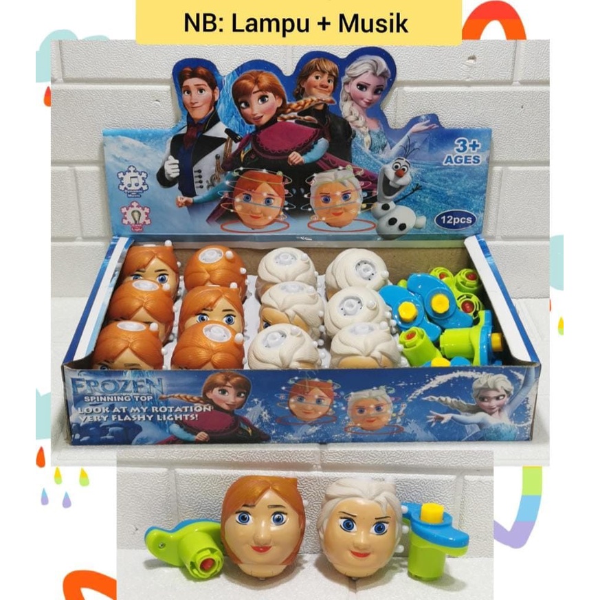 Jual Mainan Anak Gasing Karakter Kartun Lampu dan Musik | Shopee Indonesia