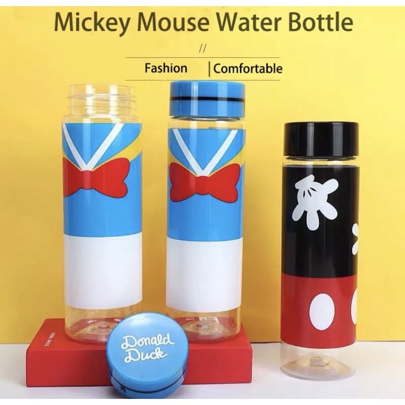 Jual Miniso Botol Minum Disney Donald Duck We Bare Bears Adventure Time ...