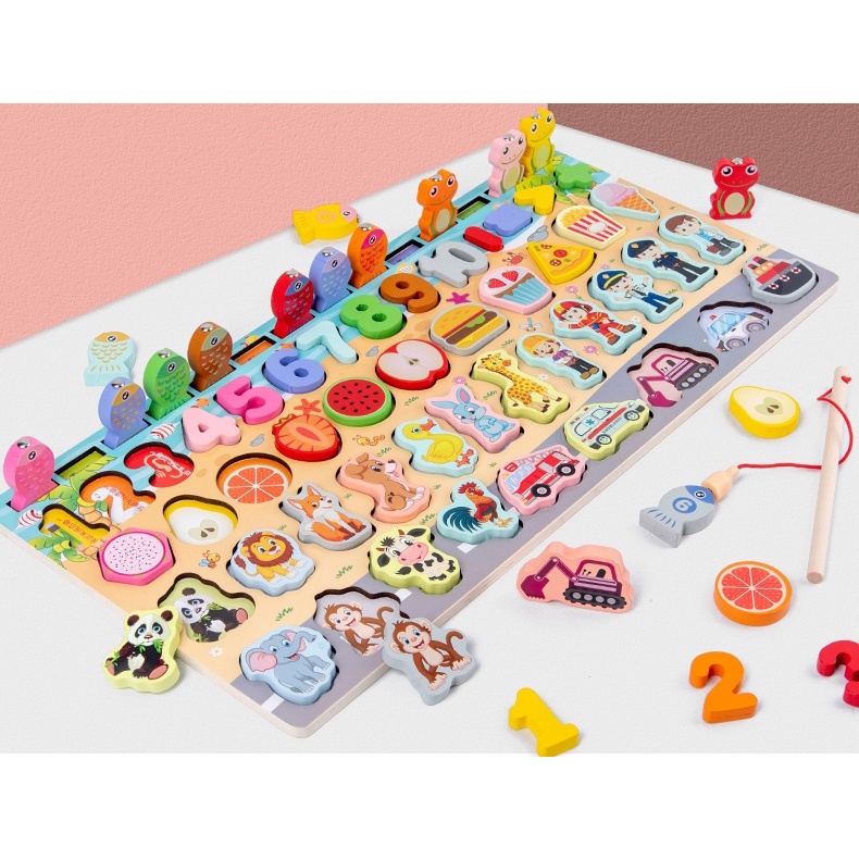 Jual MAINAN EDUKASI ANAK / MAINAN MONTESSORI PUZZLE KAYU MENGENAL HURUF ...