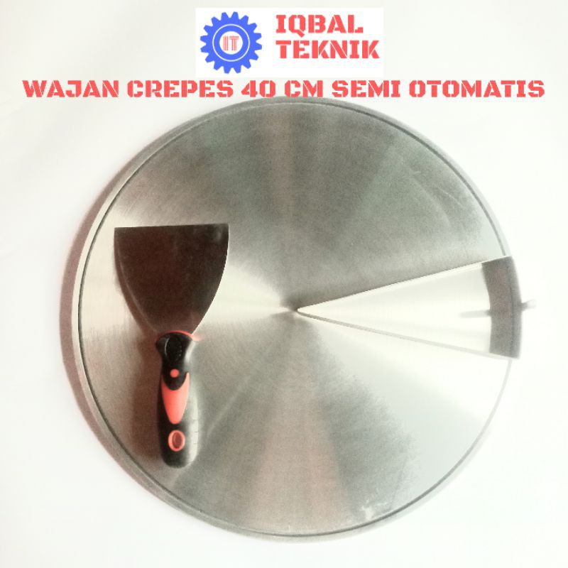 Jual Wajan Crepes 40Cm Loyang Crepes Semi Otomatis 1 Set | Shopee Indonesia