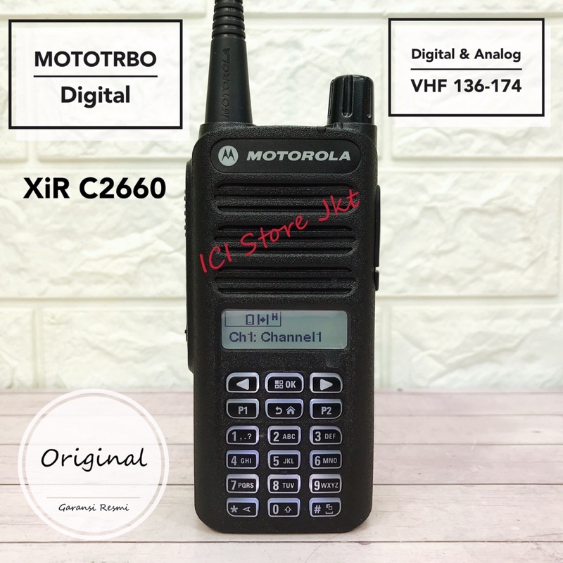 Jual HT Motorola Xir C2660 VHF garansi resmi | Shopee Indonesia