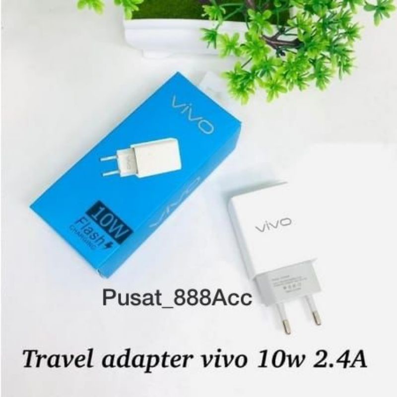 Jual ADAPTER VIVO 10W / KEPALA CHARGER VIVO 2.4A , BATOK VIVO 10W ORIGINAL | Shopee Indonesia