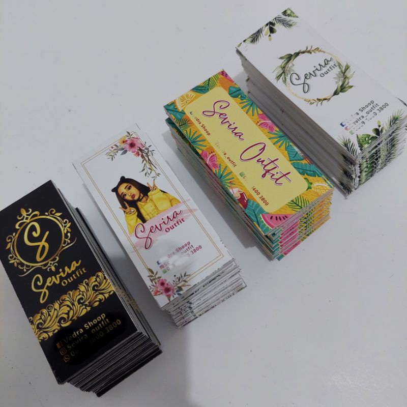 Jual custom hang tag label baju custom desain bonus tali free desain ...