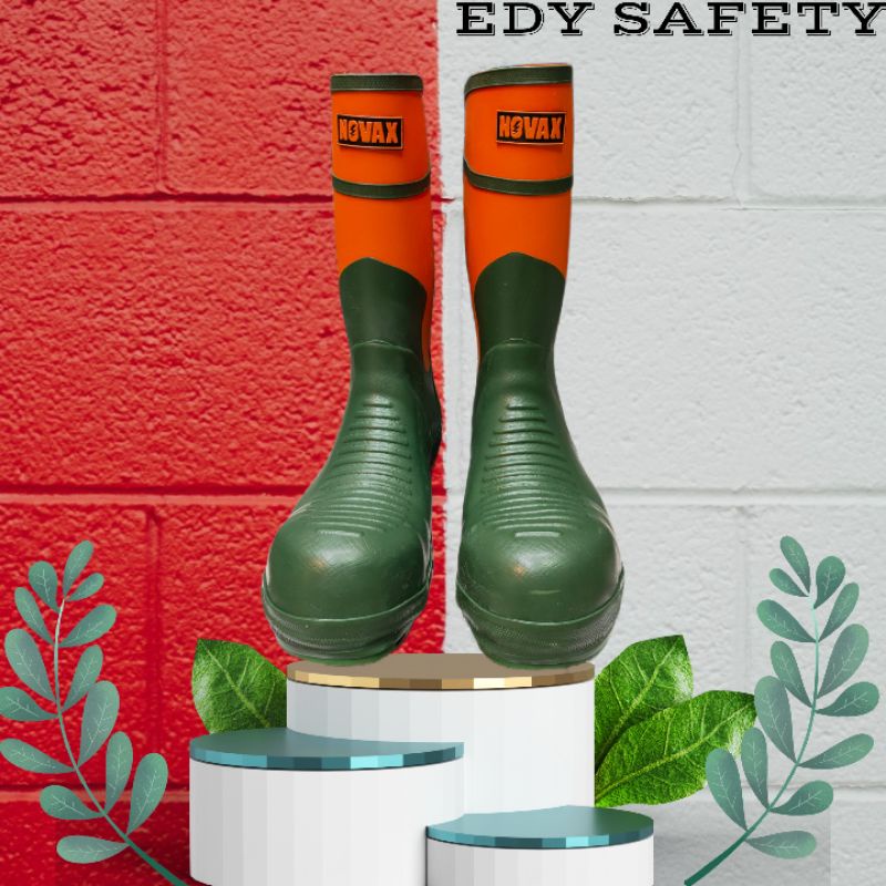 Jual Sepatu Safety Boot NOVAX 20 kv 100% Original | Shopee Indonesia