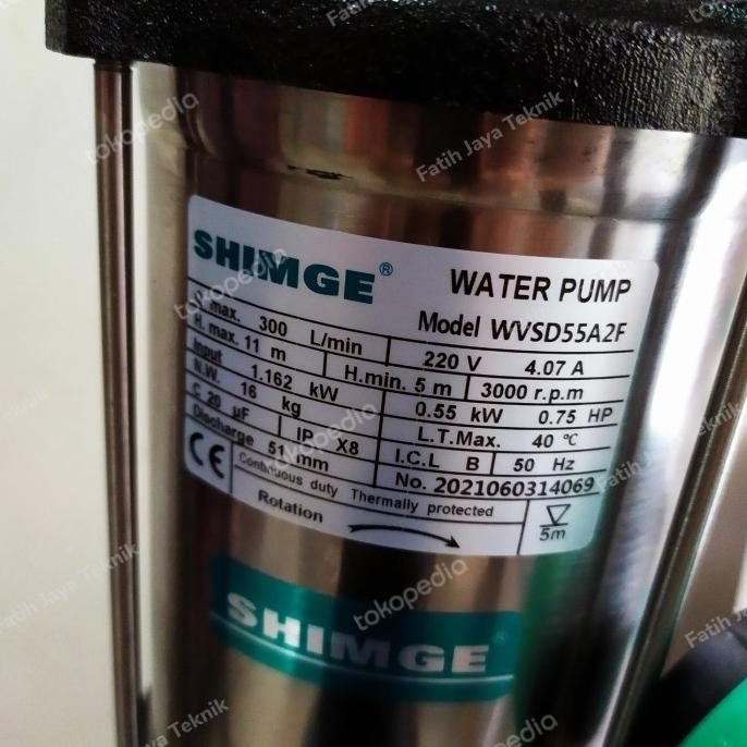 Jual Pompa Air Celup 2 Inch Shimge Wvsd-55A2Fv Mesin Pompa Celup Air Bersih | Shopee Indonesia