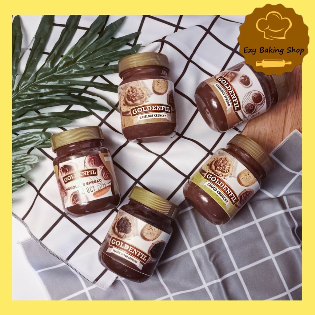 Jual Selai Goldenfil 200gr Aneka Rasa Coklat Crunchy Tiramisu Green Tea ...