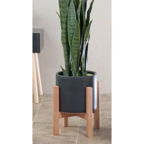 Jual Standing Pot Kayu Standing Planter Kayu Taman Tatakan Bunga Kayu ...