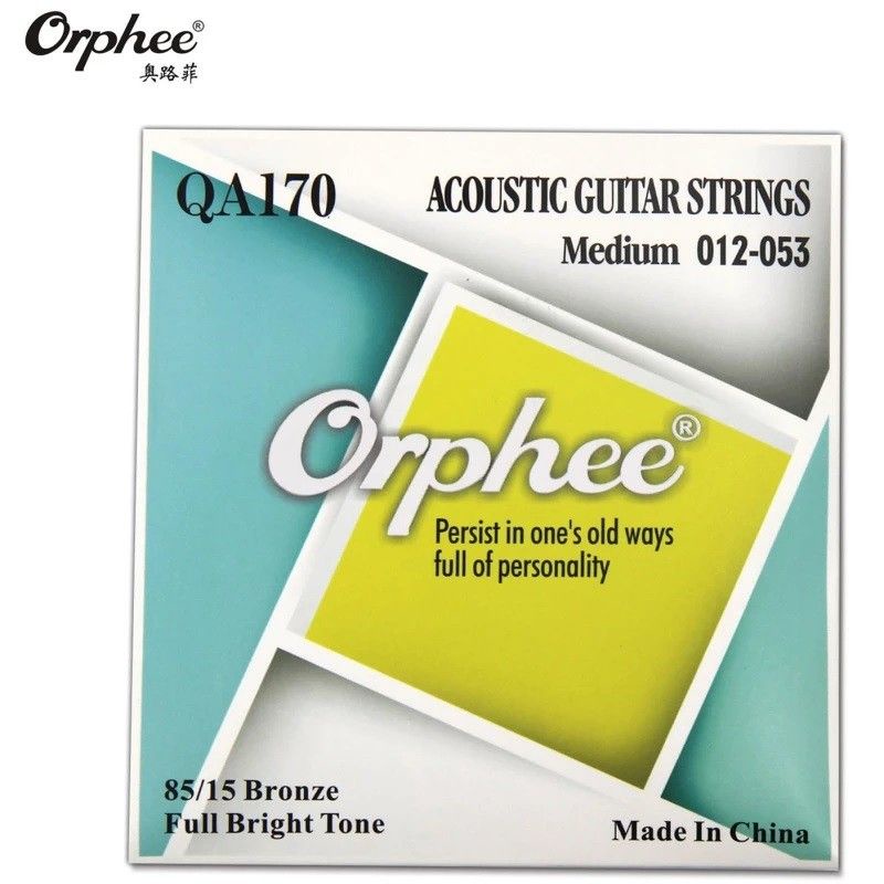 Jual Senar Gitar Orphee Akustik 012- QA170 Original Satu Set | Shopee ...