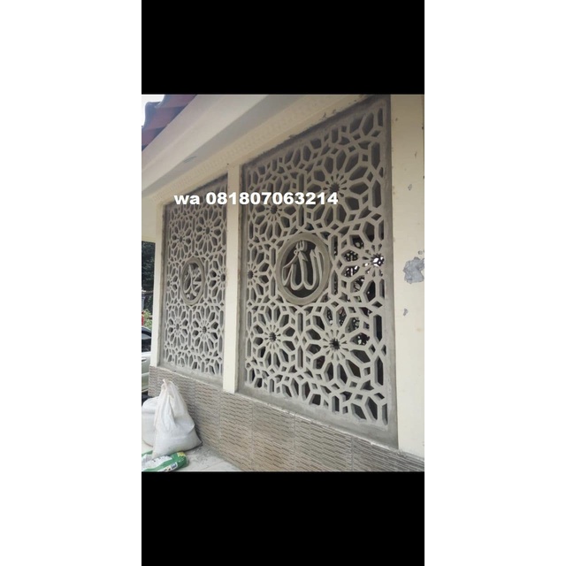 Jual GRC Krawangan Kaligrafi O8SATU8O7O632SATU4 | Shopee Indonesia