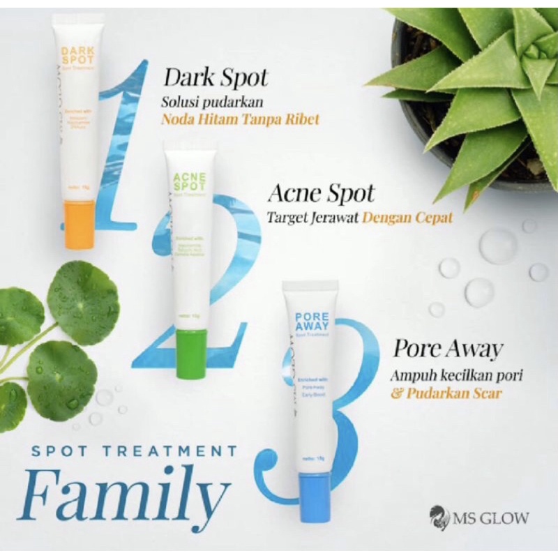 Jual MS GLOW SPOT TREATMENT ORIGINAL / MS GLOW DARK SPOT / MS GLOW ACNE ...