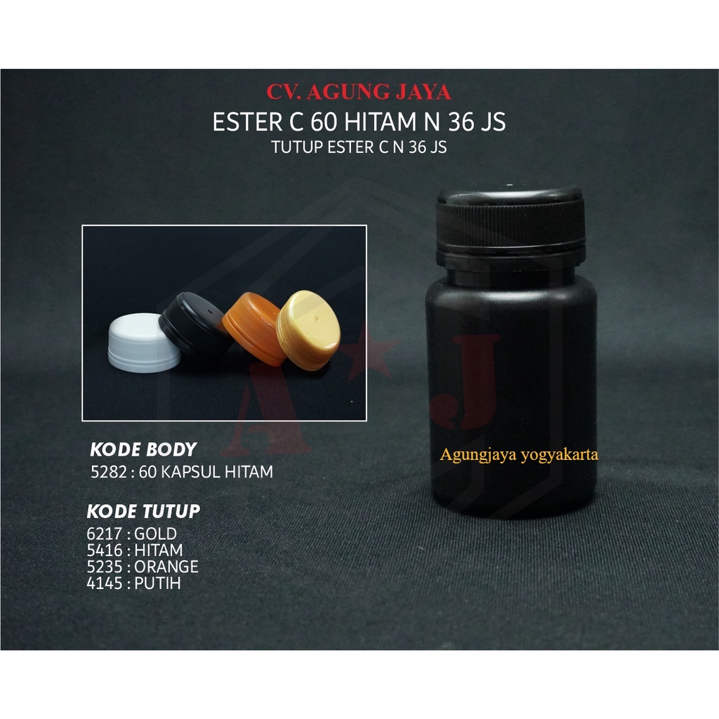 Jual Botol Kapsul Ester C 100 ml Hitam / Curlive 100 ml Hitam / Botol ... Jual Botol Kapsul Ester C 100 ml Hitam / Curlive 100 ml Hitam / Botol ...
