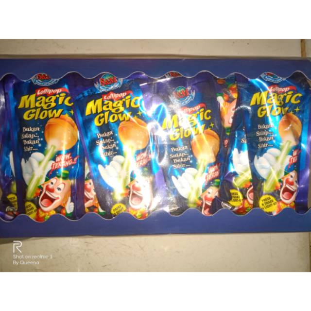Jual Permen magic glow lollipop Rasa Vanila (gagang bisa nyala ...