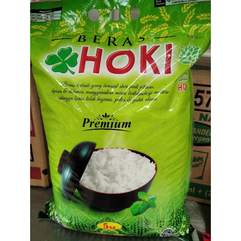 Jual Beras HOKI premium 5 kg | Shopee Indonesia