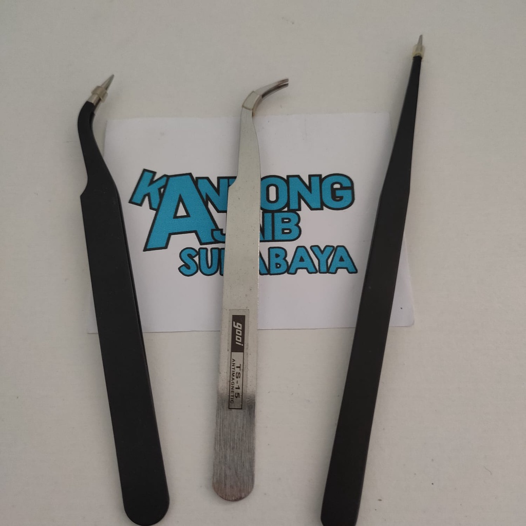 Jual Pinset Bengkok Hitam | Pinset Melengkung Hitam | Pinset Lurus ...