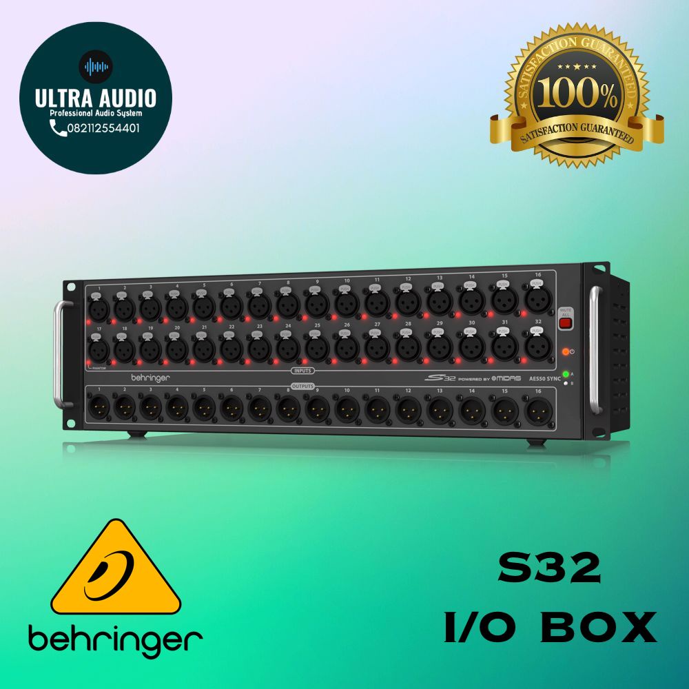Jual BEHRINGER S32 / S 32 Digital I/O Stage Box ORIGINAL | Shopee Indonesia