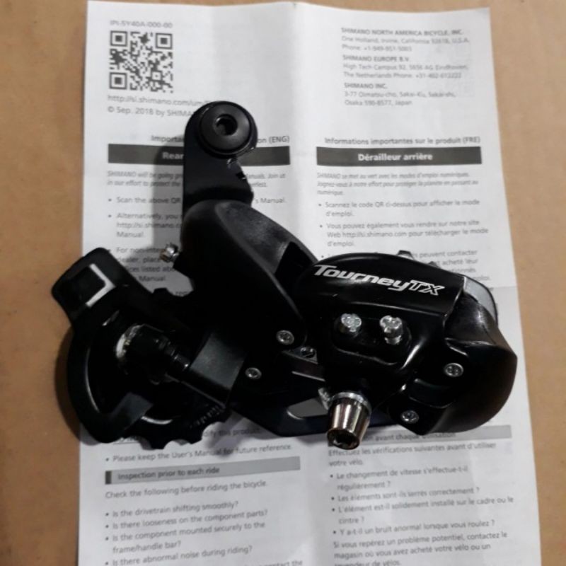 Jual Rd Rear Derailleur Shimano Tourney Rd-Tx800 6 7 8-9 Speed Asli ...