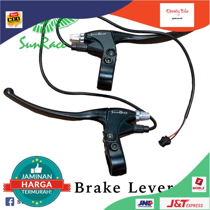 Jual BRAKE LEVER / REM TANGAN SEPEDA LISTRIK SUNRACE / RICHEY - No Hole ...