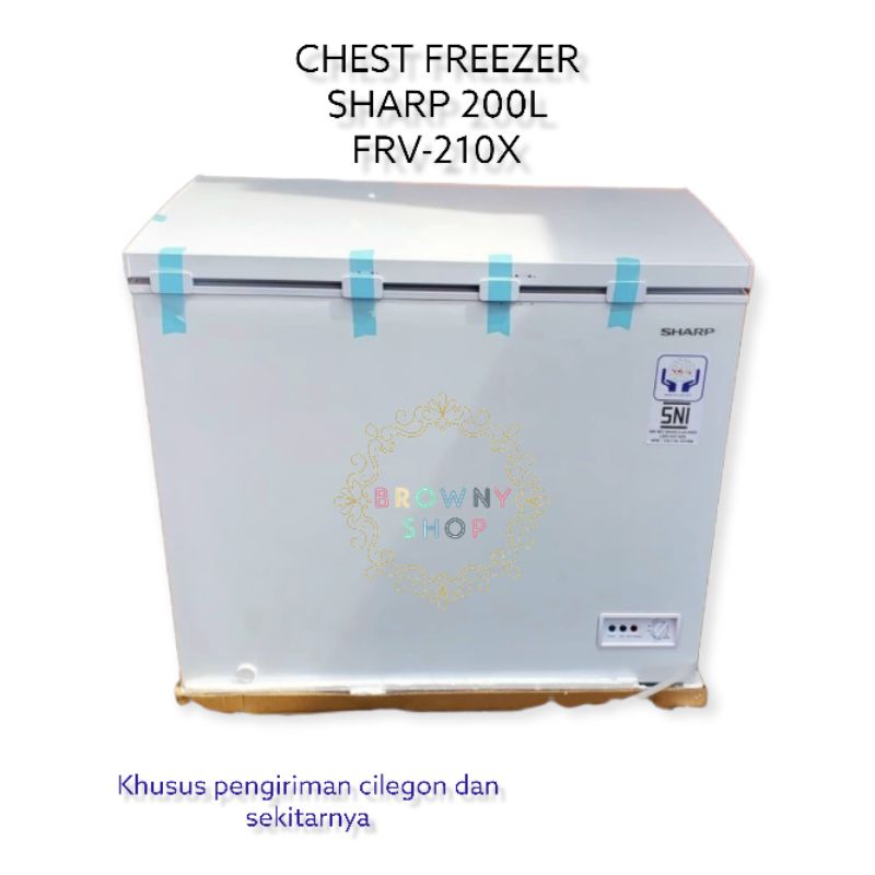 Jual CHEST FREEZER SHARP 200L FRV-210X (KHUSUS CILEGON) | Shopee Indonesia