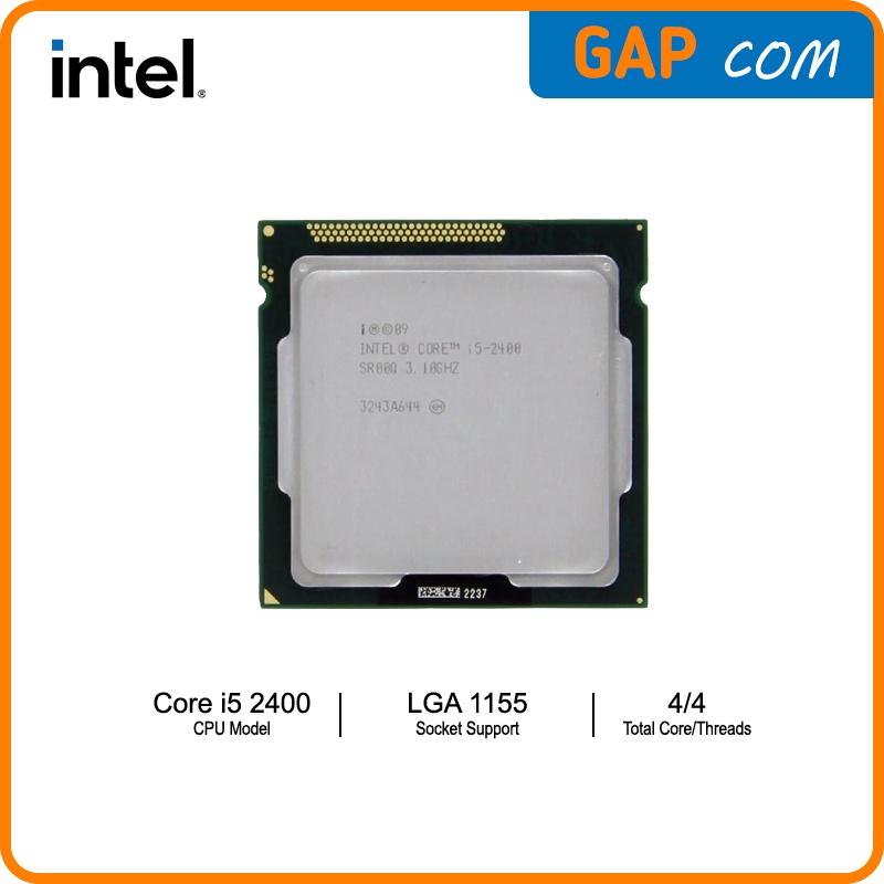 Jual Processor Intel Core i5 2400 3.1GHz Quad Core LGA 1155 TRAY + Fan ...