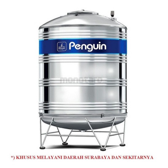 Jual Tangki / Tandon / Toren Air SS merk Penguin tipe TBSK 1000 (1000L ...