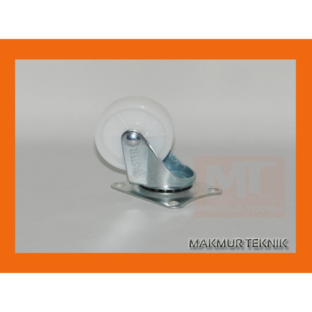 Jual Roda Caster Roda Troli Roda etalase Roda Nilon 2 inch | Shopee ...