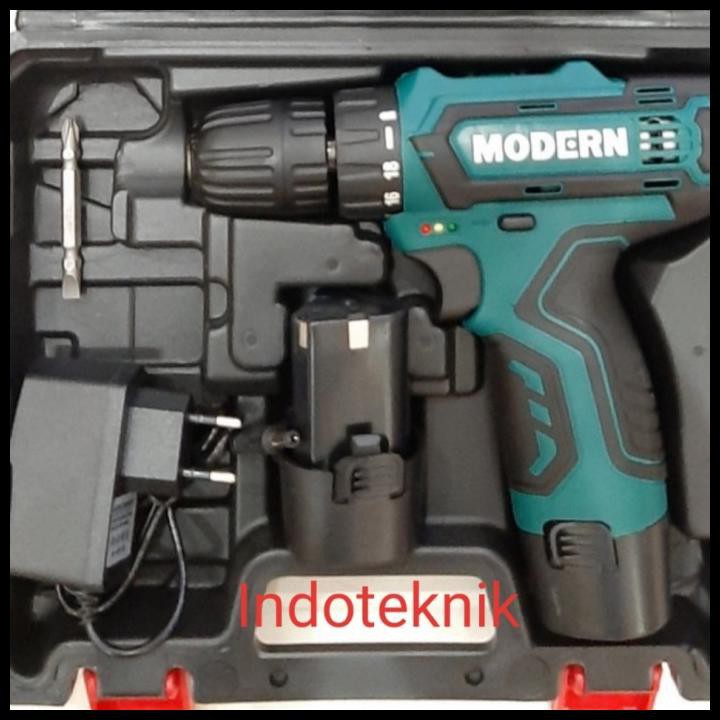 Jual Cordless Modern M12V Mesin Bor Baterai Modern M 12V | Shopee Indonesia