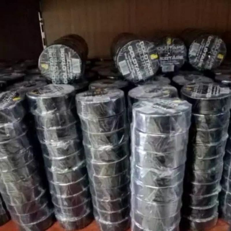 Jual 10pc isolasi hitam goldtape isolasi hitam solasi hitam | Shopee ...