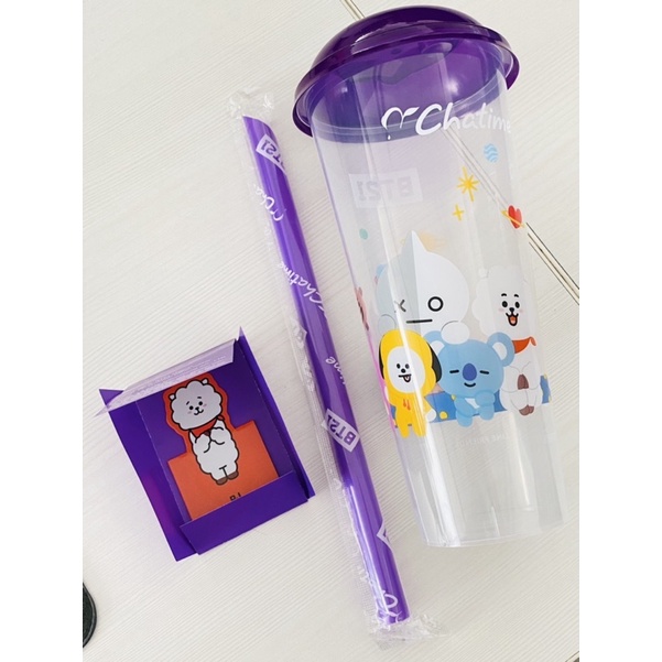 Jual MAGNET CHATIME BT21 RJ + REUSABLE CUP (TANPA SEDOTAN !!) | Shopee ...
