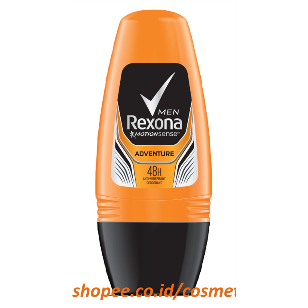 Jual REXONA MEN ANTI-PERSPIRANT DEODORANT ROLL ON ADVENTURE 50ML | Shopee Indonesia
