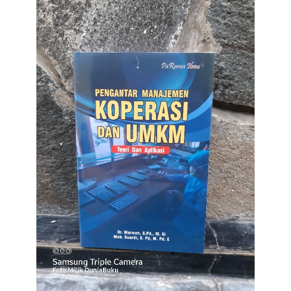 Jual Buku Origional Pengantar Manajemen Koperasi Dan Umkm Teori Dan Aplikasi ~ Dr. Marwan ...