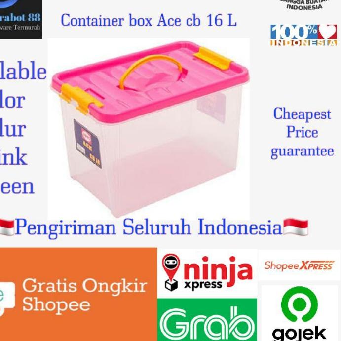 Jual Shinpo SIP 132 CB 16 Container Ace Box Plastik 16 Liter kotak ...