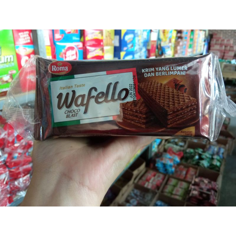 Jual Roma Wafello 20.5 gr (1 pack isi 10 pcs) | Shopee Indonesia