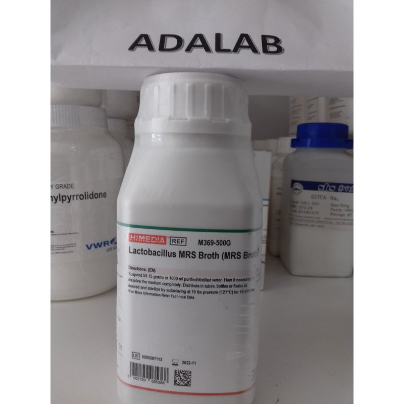 Jual Media Mikro Lactobacillus atau MRS Broth 500g The Best | Shopee ...