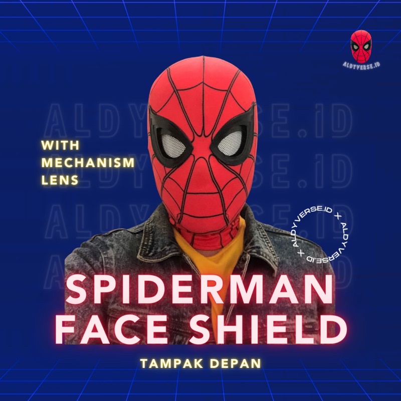 Jual Spiderman Topeng Mata Kedip Tom Holland | Shopee Indonesia